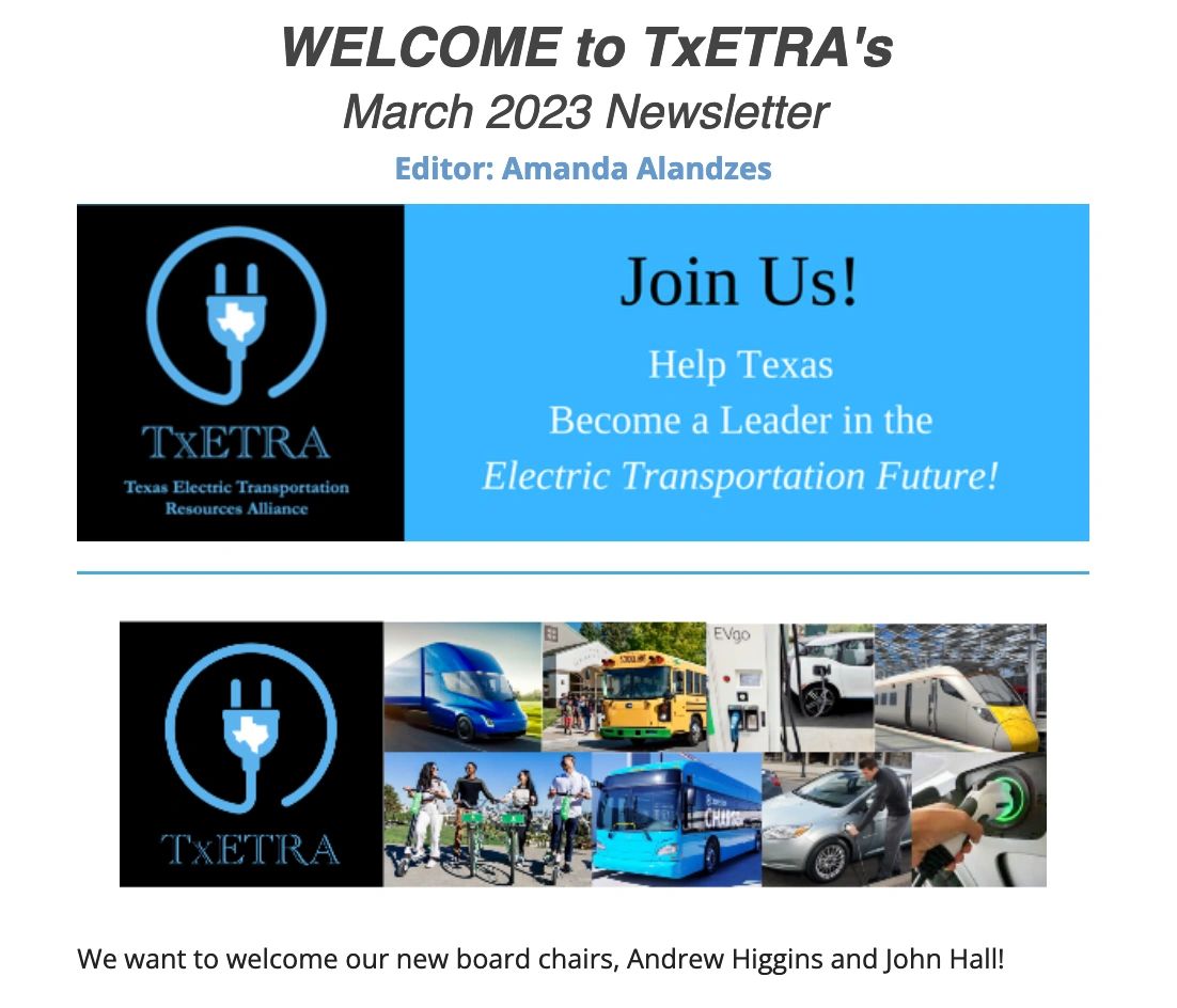March TxETRA Newsletter 2023